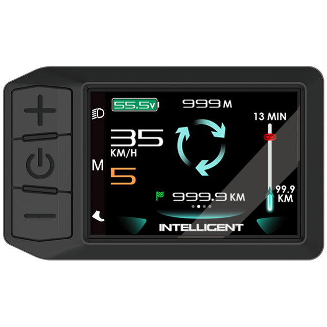 2.4-inch TFT (IPS) Dual Interface 600C Ebike Display with Vibration ...